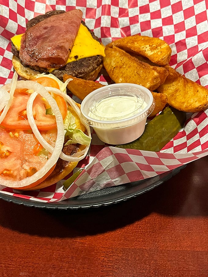 Hold onto your taste buds! This burger might play second fiddle to chicken, but it's ready for its moment in the spotlight.