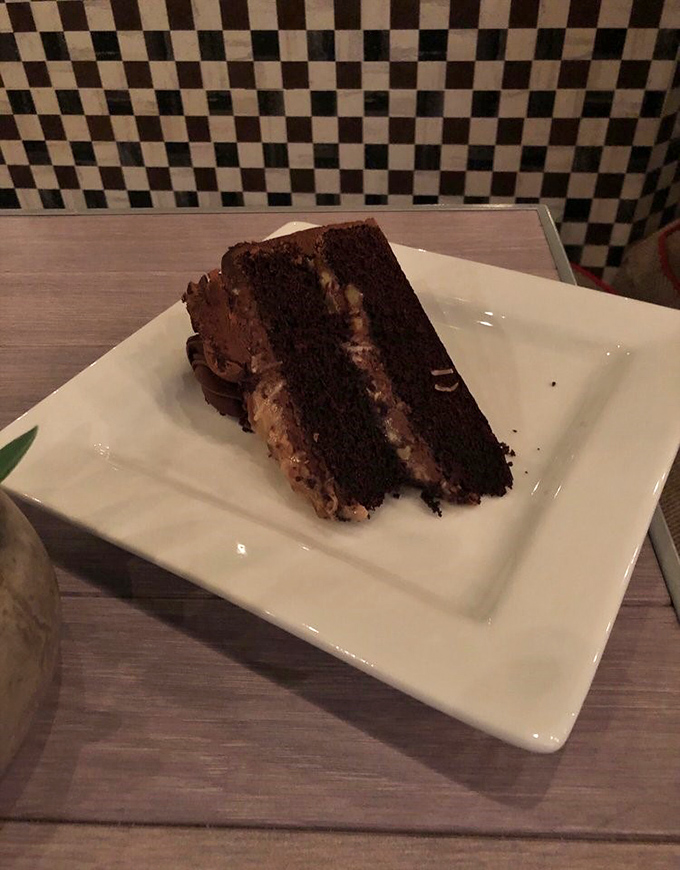 Sweet endings to a savory meal. This chocolate cake is so rich, it probably has its own offshore account. Save room for dessert – you won't regret it.
