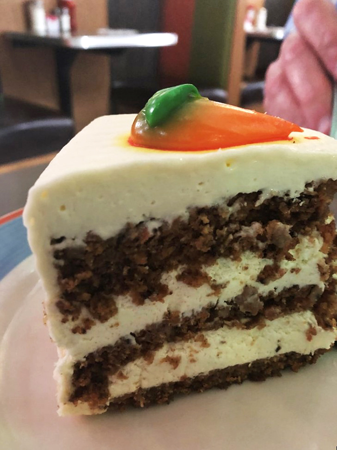Carrot cake that's more than just rabbit food. This slice of heaven proves that vegetables can have fun too!