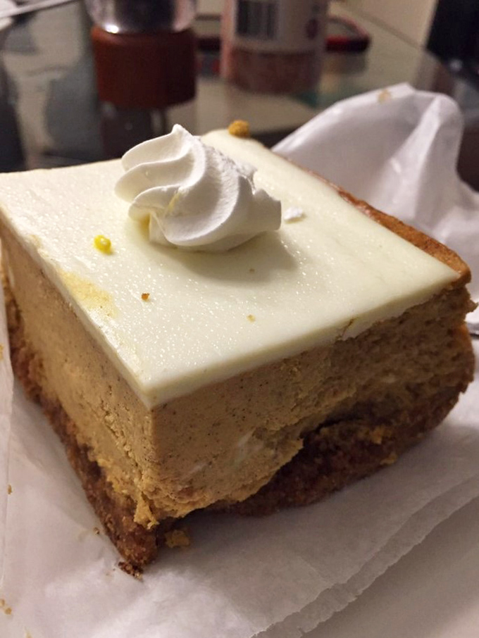 Cheesecake that dreams are made of. One bite of this creamy slice, and you'll swear you've found the meaning of life.