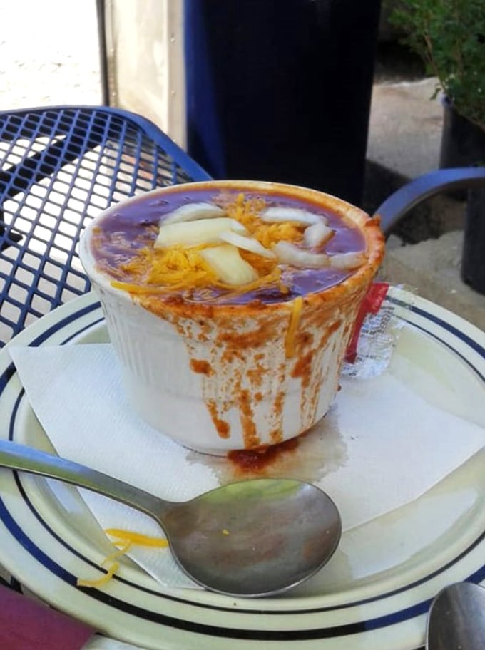 Is it a hug in a bowl? This hearty chili looks like it could warm even the coldest of days &ndash; and hearts!