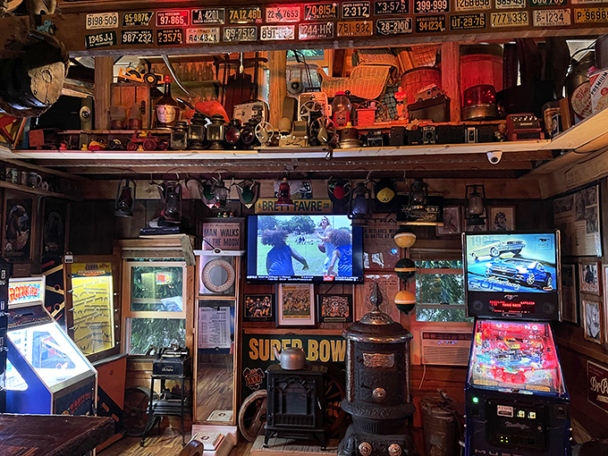 Part sports bar, part time machine, all awesome! With decor this eclectic, you'll need a second visit just to take it all in.