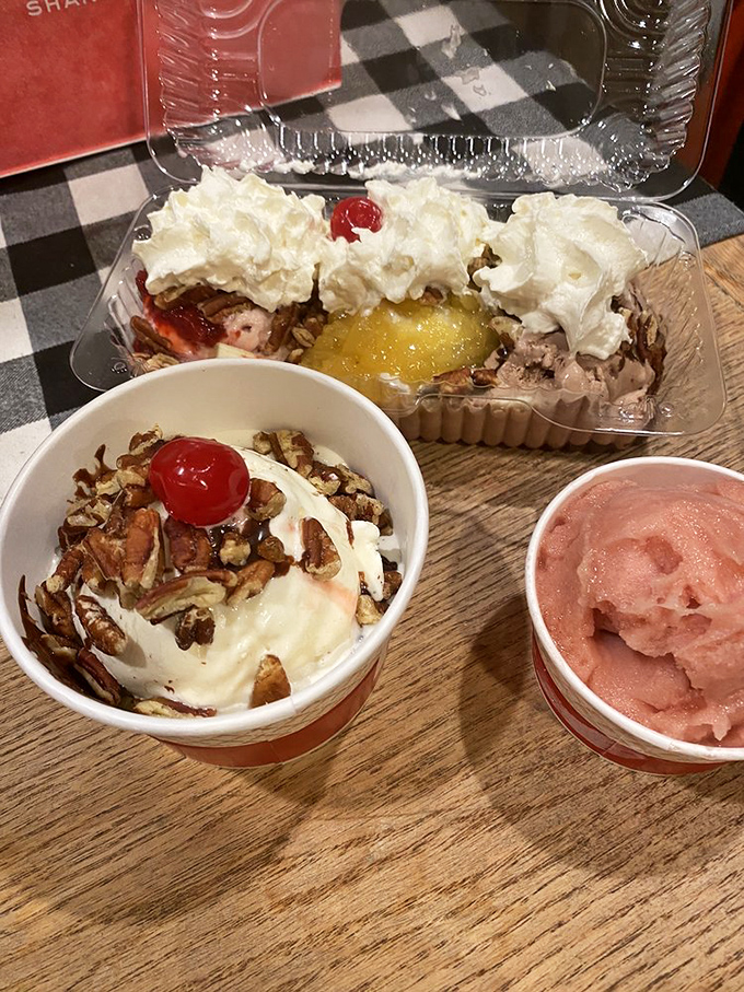 A symphony of sweets! This spread is like an edible work of art. Van Gogh would've traded his ear for just one bite.