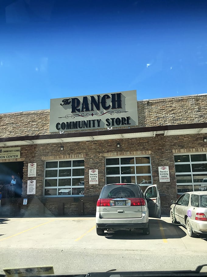 Step right up to the thrift store extravaganza! This entrance is your ticket to a world where one person's castoffs become another's treasures.