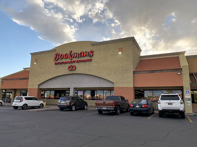Enter the realm of endless possibilities! Bookmans' entrance is like a portal to pop culture paradise. Are you ready to step through?