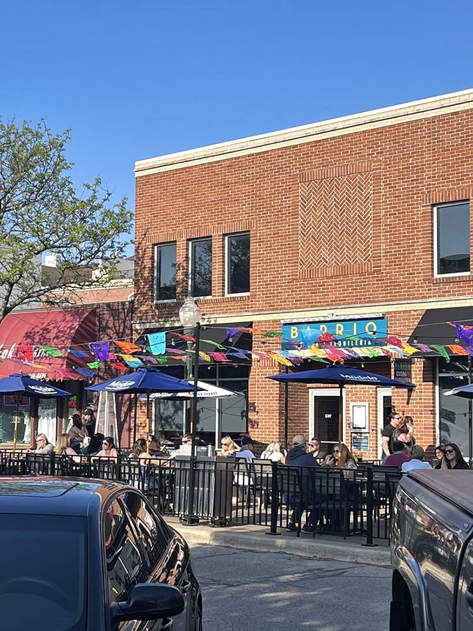 Welcome to flavor town, population: you! Barrio's entrance is like a portal to a world of culinary bliss.