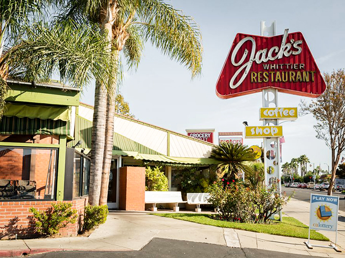 The gateway to gastronomic bliss. Jack's entrance is where diet resolutions come to die, and food dreams come alive.