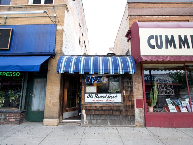 Don't let the tiny entrance fool you - it's like the TARDIS of breakfast joints. Bigger on the inside&hellip; in flavor!