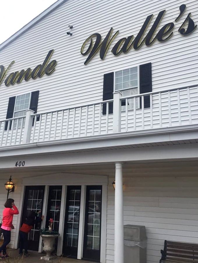 The pearly gates of paradise? Nope, just the entrance to Vande Walle's. But hey, it's pretty close to heaven on earth!