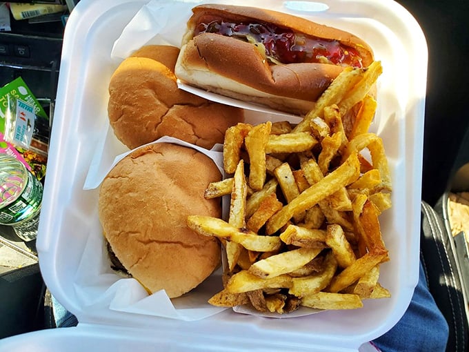 The holy trinity of comfort food! Burgers, dogs, and fries &ndash; a trio so perfect, it could bring a tear to your eye (and rumble to your tummy).