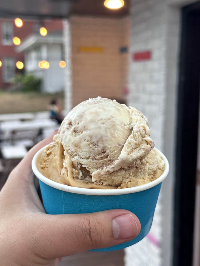 The scoop of dreams! This creamy masterpiece is proof that sometimes, the simplest pleasures are the sweetest. One lick and you're hooked!