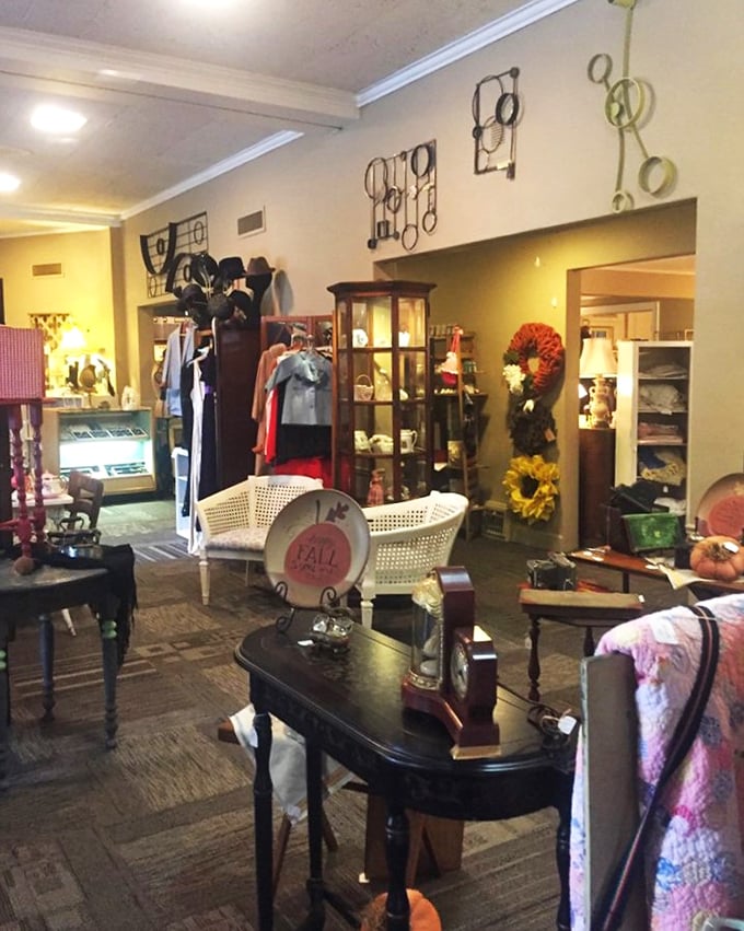 Step into a world where every corner tells a story. This room is like the "Choose Your Own Adventure" of antique shops &ndash; what era will you explore first?