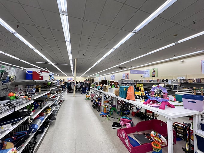 It's a small world after all &ndash; at least in the toy section. Childhood nostalgia and future hand-me-downs collide in this playful paradise.