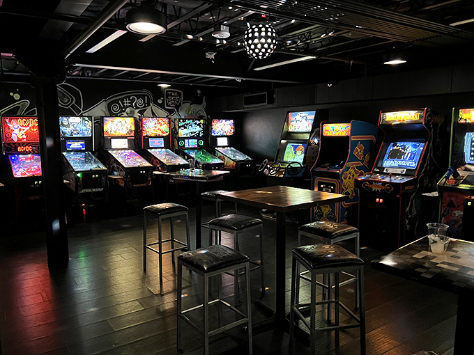 Welcome to the command center of cool! This isn't just an arcade - it's a playground for your inner child and your outer adult.