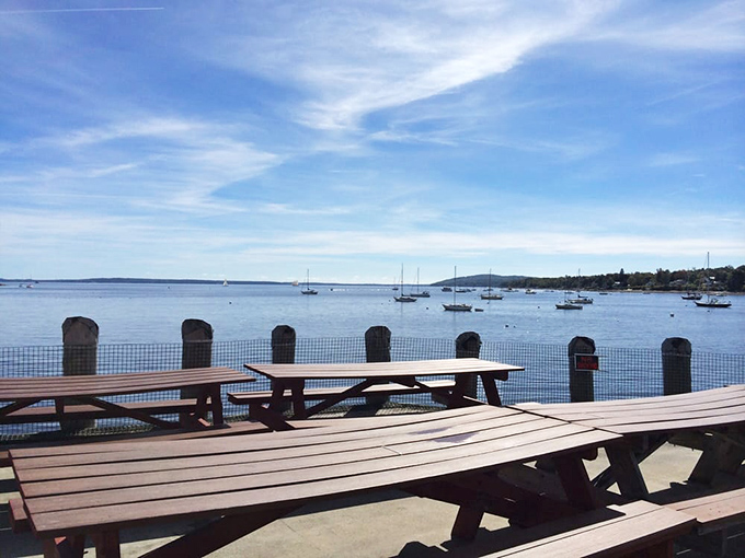 Table for two with a side of serenity, please. This view is so perfect, it could make a lobster consider early retirement.