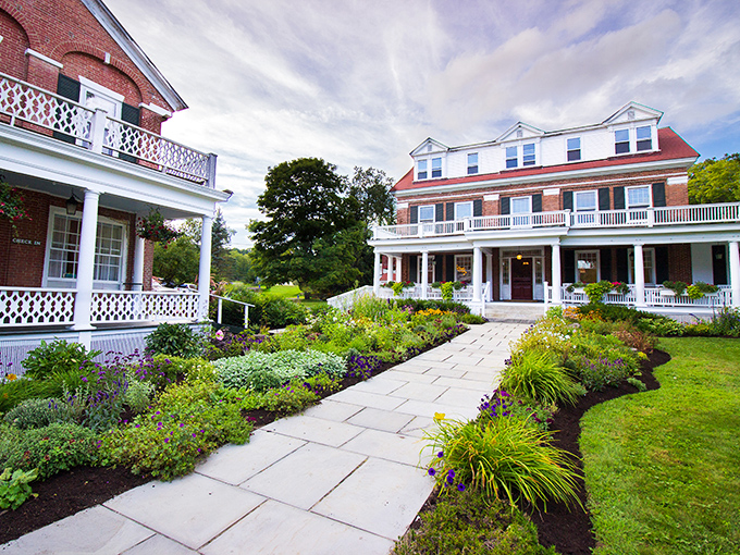 Two buildings, one soul. This picturesque duo is serving serious "Pride and Prejudice" vibes &ndash; Mr. Darcy not included, but fingers crossed!