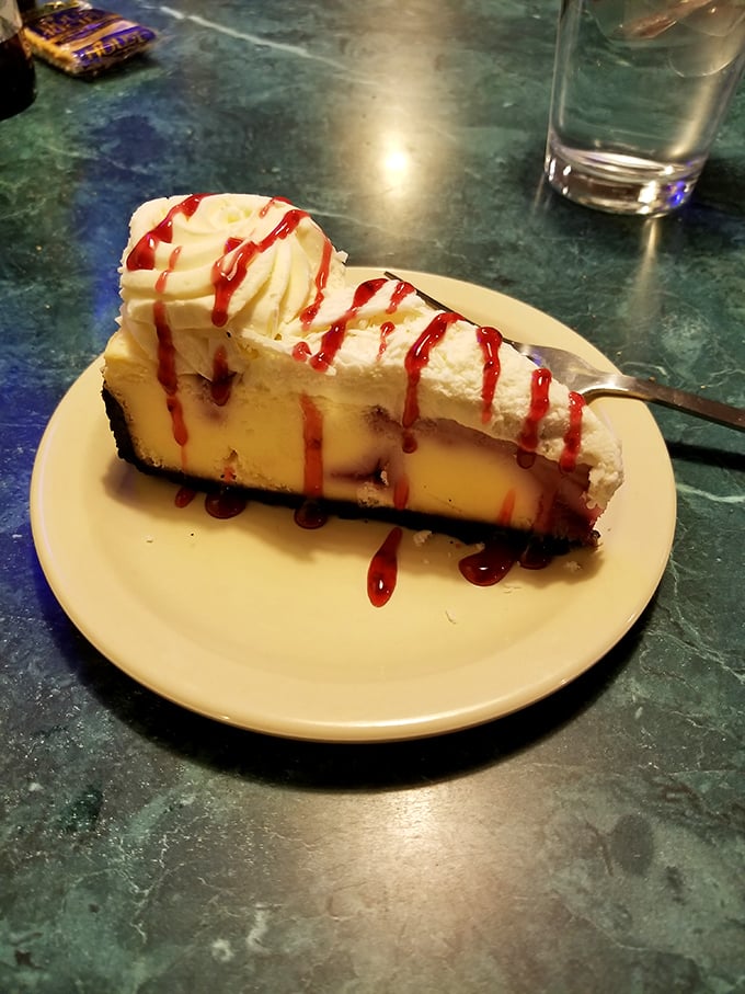A slice of heaven that's sweeter than a Buddy Holly tune. This cheesecake is ready for its encore &ndash; in my belly!