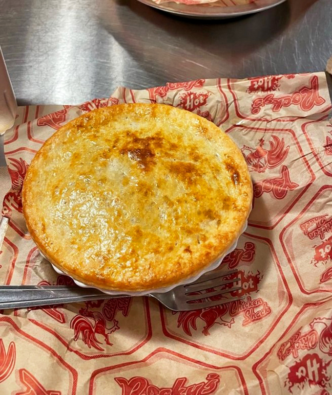 Behold, the chicken pot pie of your dreams! This golden-crusted beauty is comfort food elevated to an art form &ndash; Grandma would be proud (and a little jealous).