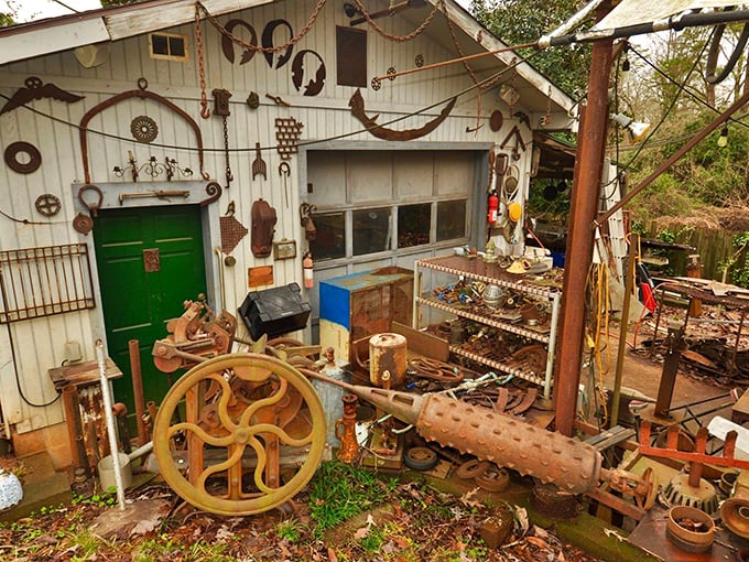 Reach for the stars! This kinetic sculpture embodies the spirit of innovation and whimsy that defines this magical place.