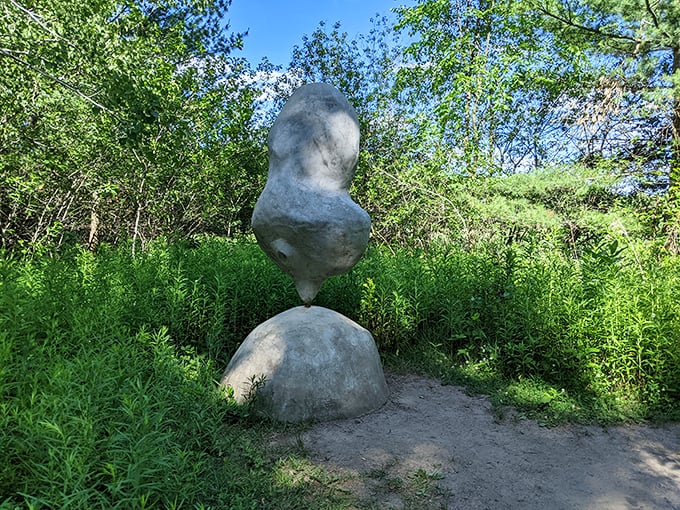 Is it a potato? A cloud? No, it's a rock-solid example of nature-inspired art that'll have you scratching your head and smiling.
