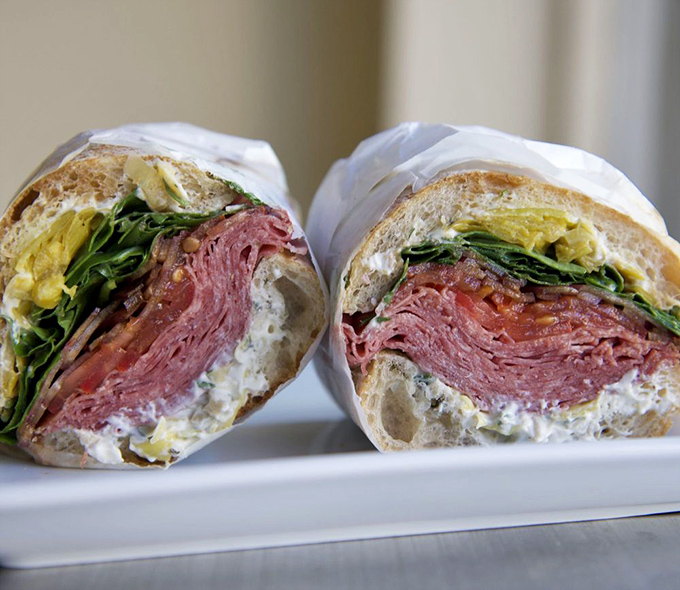 The Soppressata: Italy's gift to sandwich lovers everywhere. It's like a Roman holiday between two slices of bread!