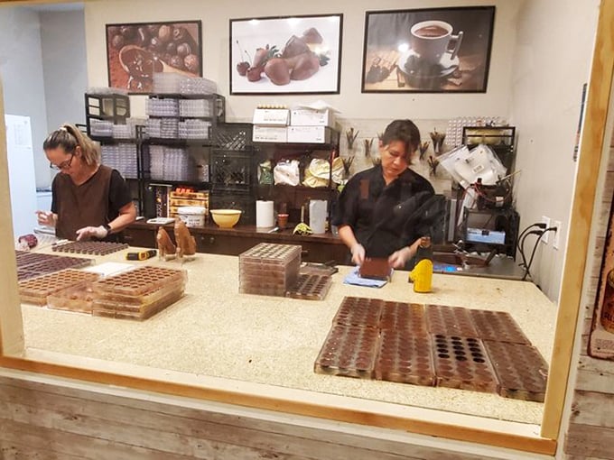 Behind the scenes with the real-life Oompa Loompas. These chocolate artisans are living the sweet life!