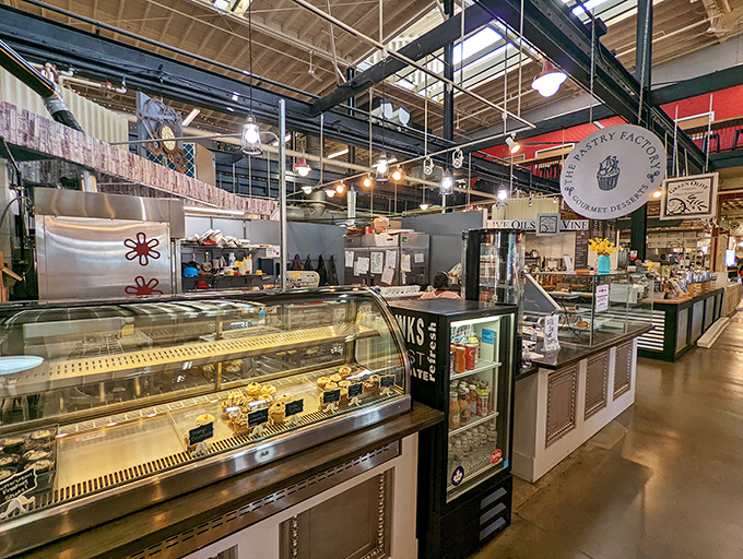 From pizza to pastries, this food court is a United Nations of flavors that'll take your taste buds on a world tour!