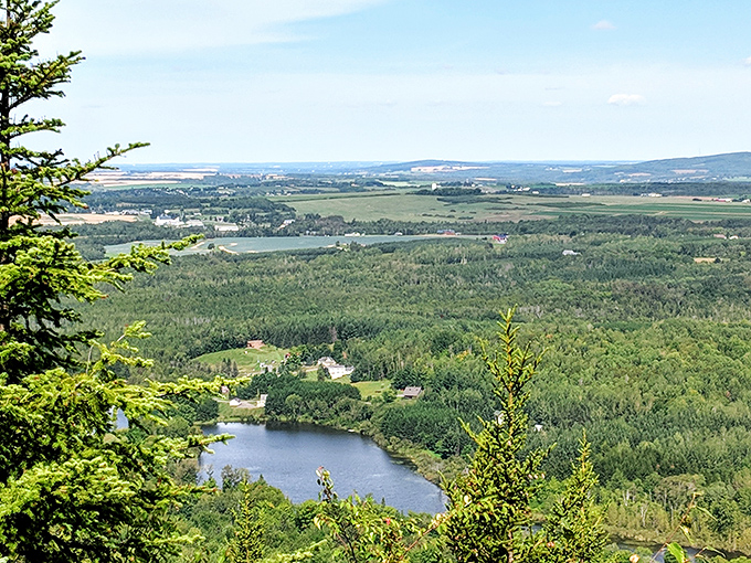 Top of the world, Ma! Aroostook's panoramic views make you feel like the king of all you survey.