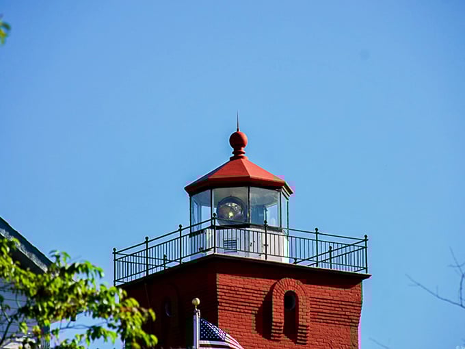 The crown jewel of Two Harbors. This lighthouse lantern room isn't just a pretty face – it's been guiding ships safely home for over a century.
