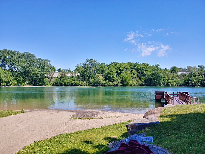 A view that'll make you say 'Ope, just gonna sneak past ya and grab my camera.' Pure Wisconsin magic, no cheese required.