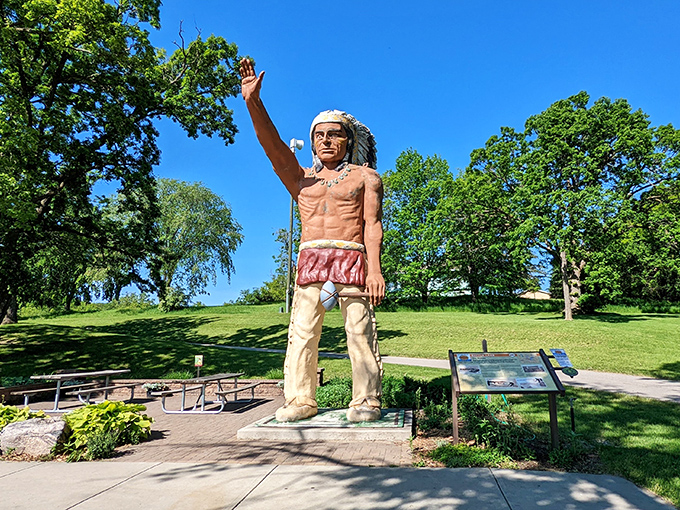 Lake views that could make even the most dedicated city slicker consider a move to Battle Lake. Chief Wenonga's backyard is hard to beat!