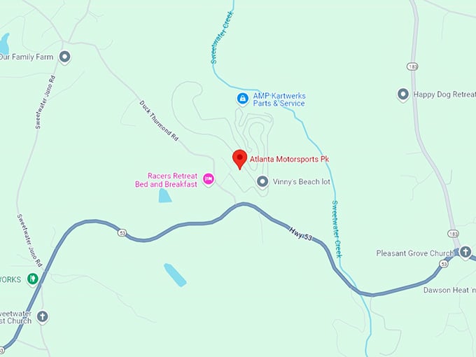 16 atlanta motorsports park map