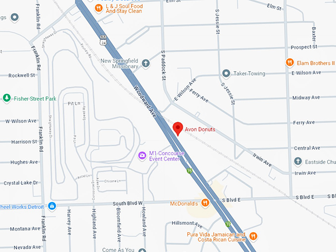 16 avon donuts inc map