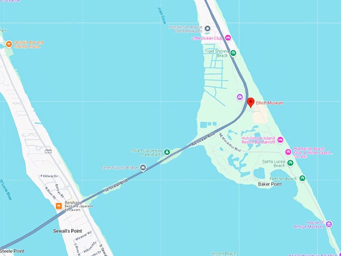 16 elliott museum map