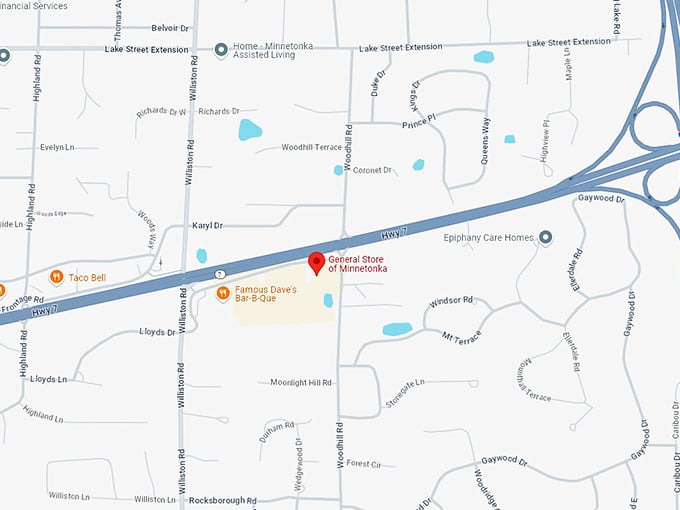 16 general store of minnetonka map