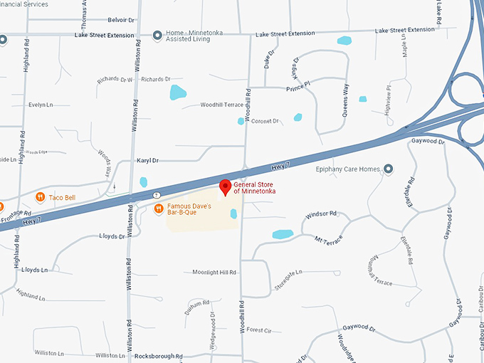 16 general store of minnetonka map