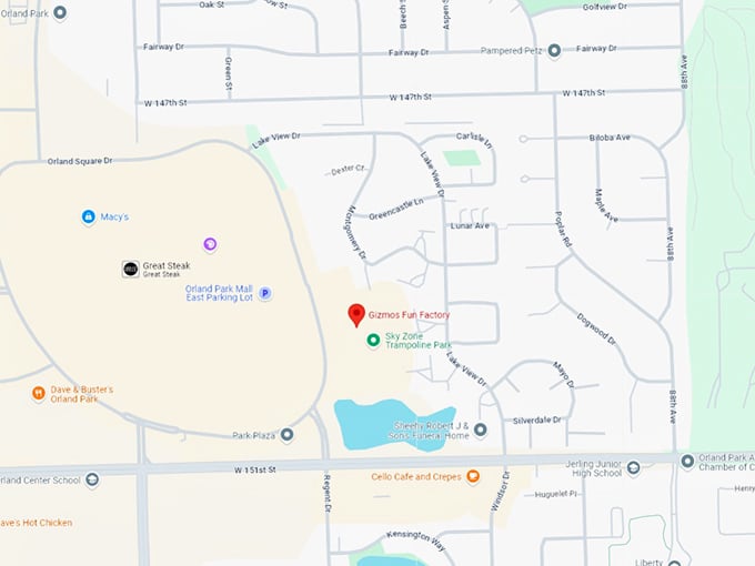 16 gizmos fun factory map