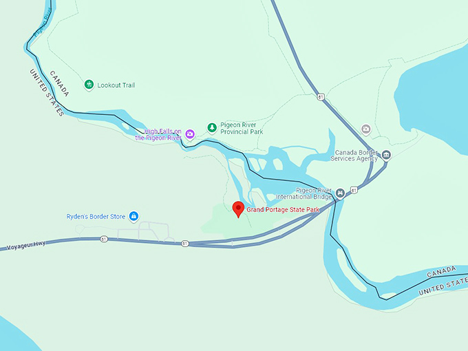 16 grand portage state park map