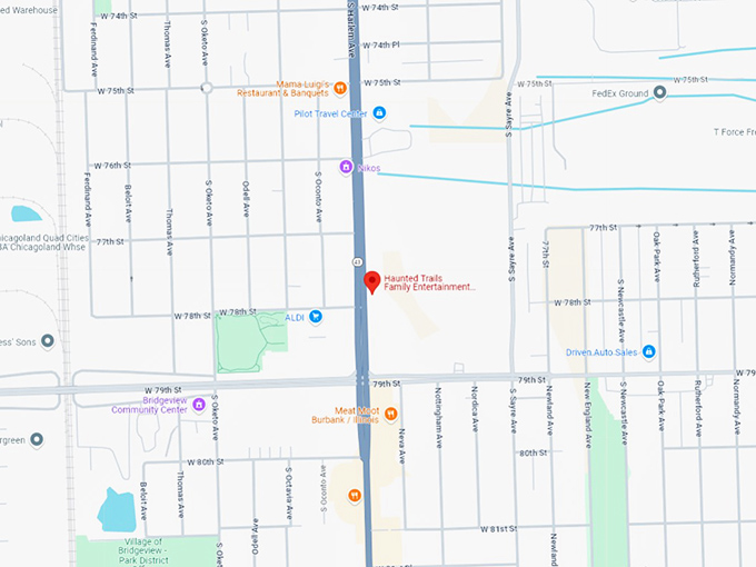 16 haunted trails family entertainment center map