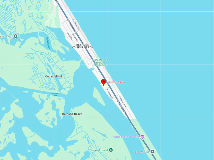 16 jb's fish camp map