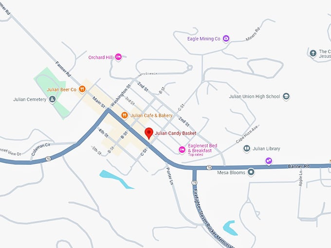 16 julian candy basket map