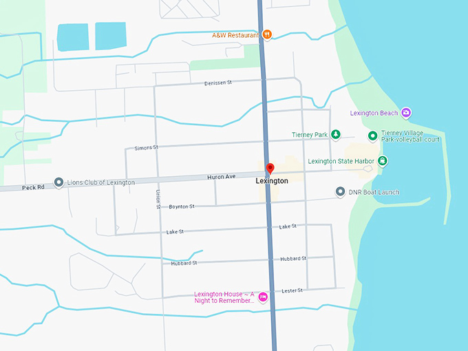 16 lexington map