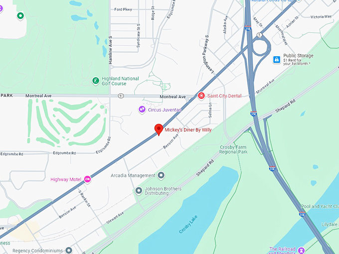 16 mickey&rsquo;s diner by willy map