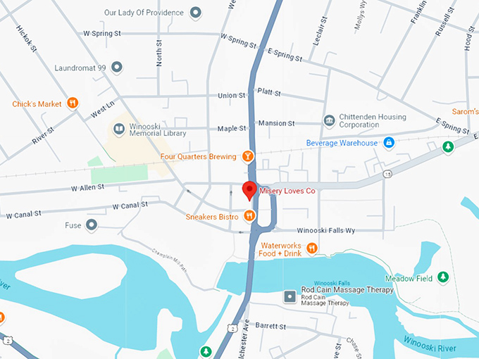 16 misery loves co. map