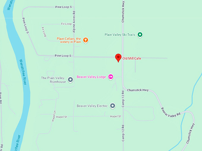 16 old mill cafe map