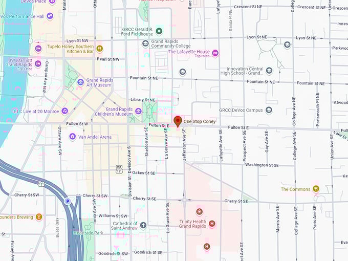 16. one stop coney map