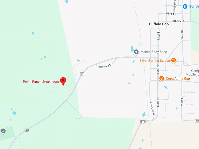 16 perini ranch steakhouse map