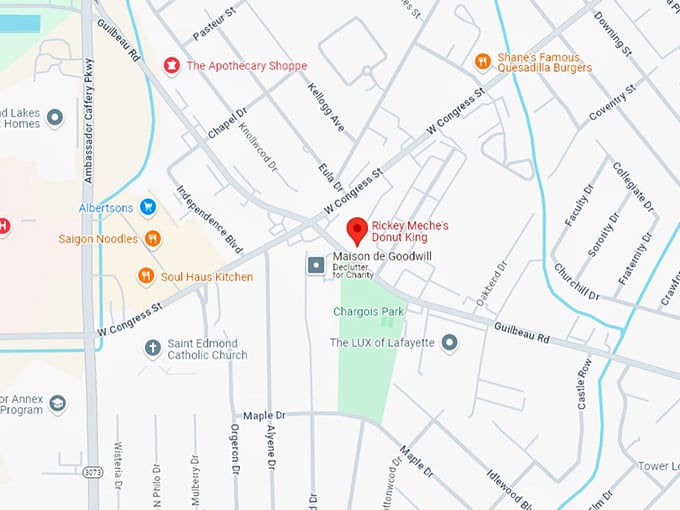 16 rickey meche's donut king map