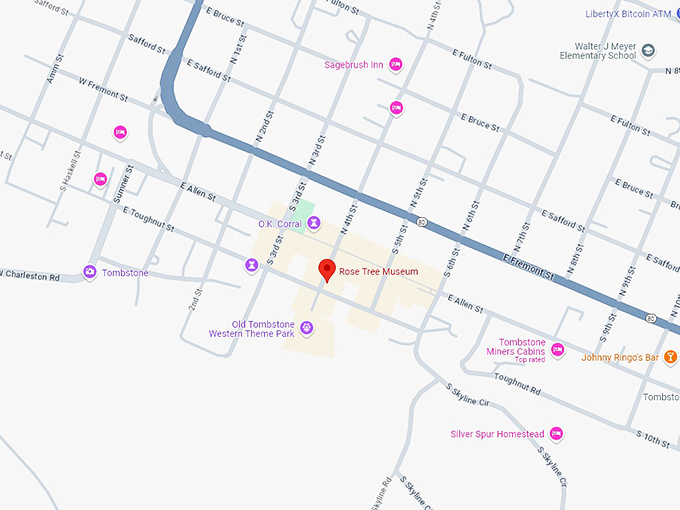 16 rose tree museum map