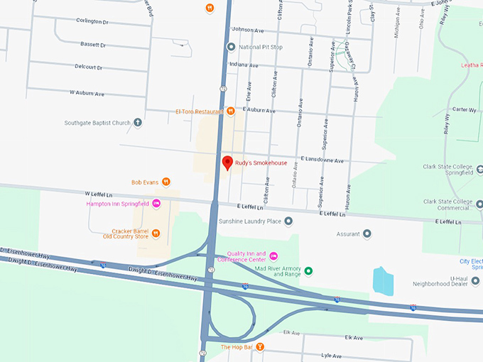 16 rudy's smokehouse map